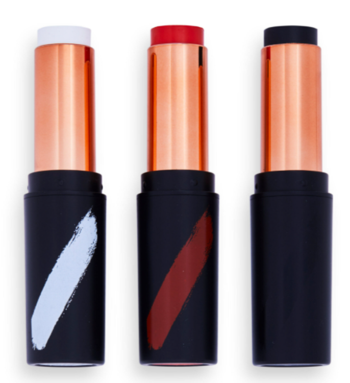 Revolution Creator Revolution Fast Base Paint Stick Set White Red ...