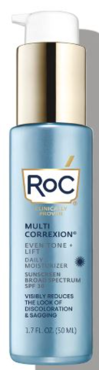 Roc Multi Correxion Even Tone Lift Daily Moisturizer Sunscreen Broad ...