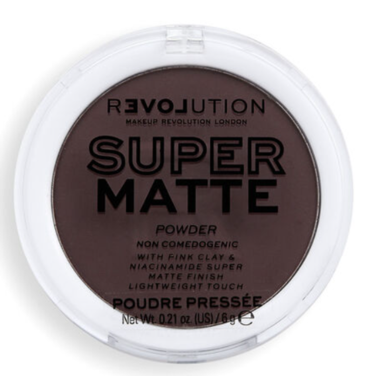 Revolution Relove By Revolution Super Matte Pressed Powder Ebony - 1Source