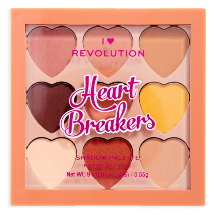 Revolution I Heart Revolution Heartbreakers Eyeshadow Palette Plush ...