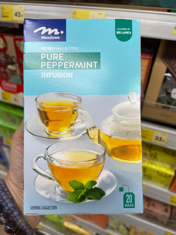 Meadows Pure Peppermint Infusion Tea Bag - 1Source