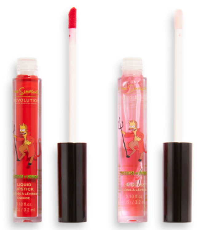 Revolution The Simpsons Makeup Revolution Living Dead Lip Kit Devil ...