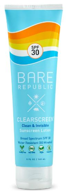 Bare Republic Clearscreen Clean & Invisible Sunscreen Lotion Spf 30 ...