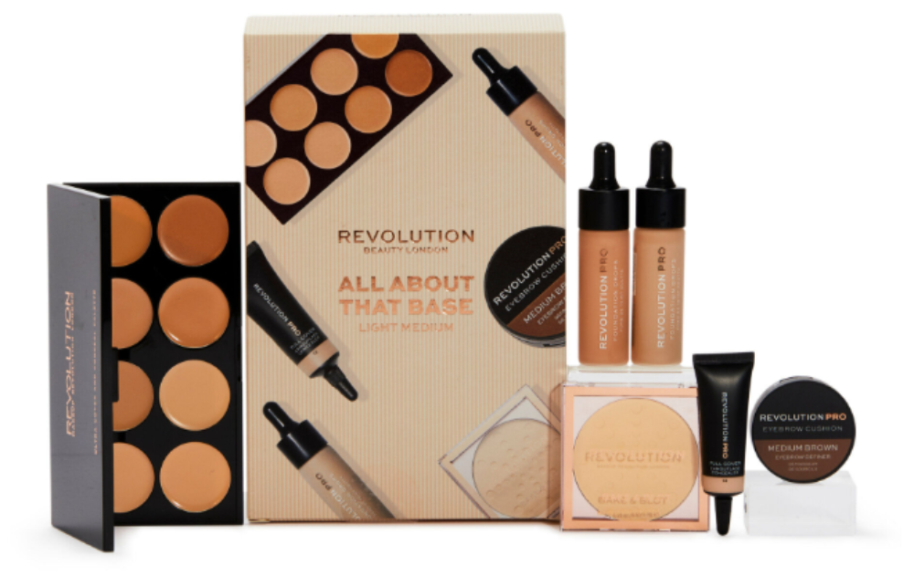 Revolution Makeup Revolution All About That Base Light Medium Set - 1Source