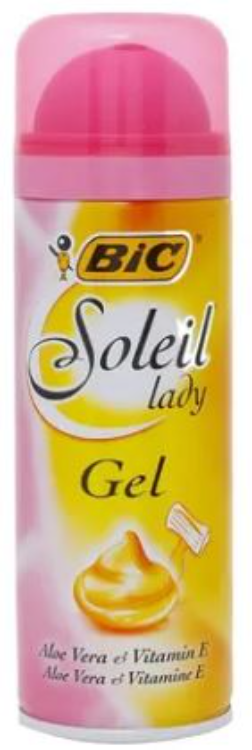 Bic Soleil Lady Gel Aloe Vera & Vitamin E - 1Source