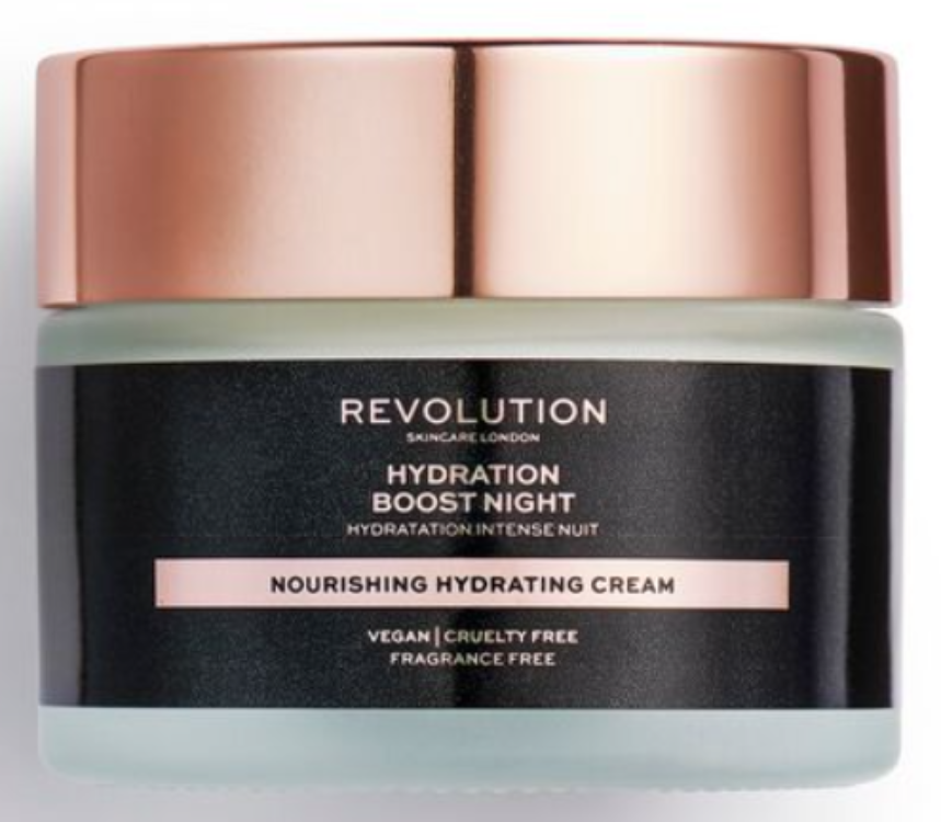 Revolution Skincare Hyaluronic Boost Night Nourishing Hydrating Cream ...