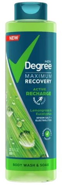 Degree Men Maximum Recovery Active Recharge Lemongrass & Eucalyptus ...