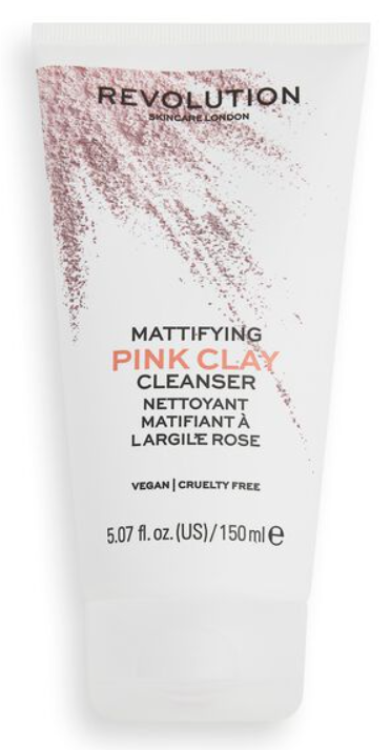 Revolution Skincare Mattifying Pink Clay Cleanser 1source