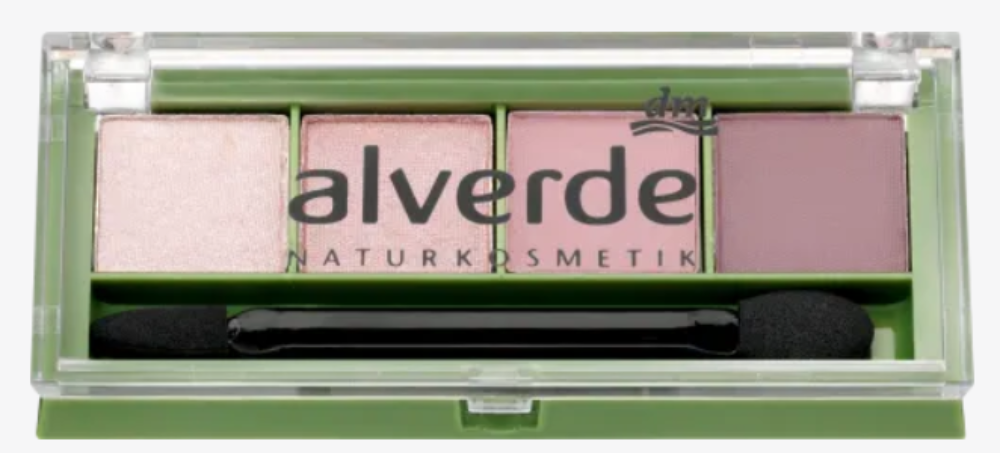 Alverde NATURAL COSMETICS Eye Shadow Quattro Rose Garden 50 - 1Source
