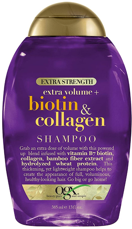 Ogx Extra Strength Extra Volume + Biotin & Collagen Shampoo - 1Source
