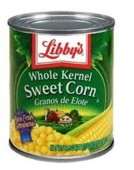 Libby'S Whole Kernel Sweet Corn - 1Source