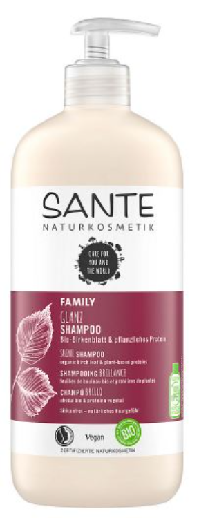 Sante Family Shine Shampoo Organic Birch Leaf & Plant-Based Proteins ...