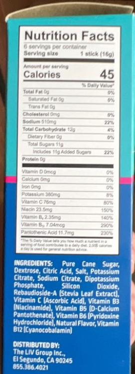 Liquid IV Hydration Multiplier Electrolyte Drink Mix - 1Source