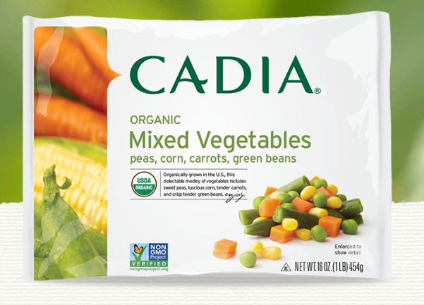 Cadia Organic Mixed Vegetables - 1Source