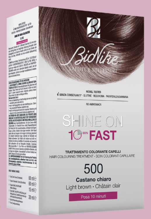 Bionike Salute Bellessere SHINE ON FAST LIGHT BROWN HAIR COLOURING ...