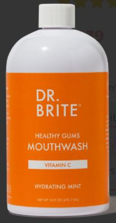 Dr Brite Healthy Gums Mouthwash Vitamin C Hydrating Mint - 1Source