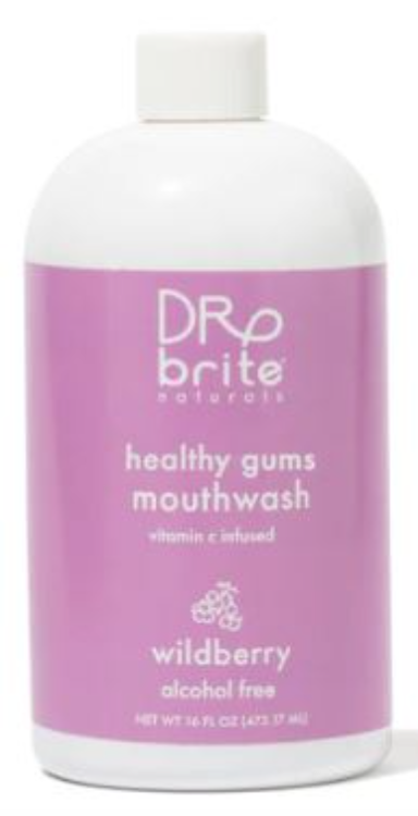 Dr Brite Healthy Gums Mouth Wash Vitamin C Infused Wildberry Alcohol ...