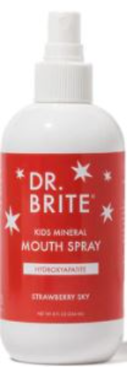 Dr Brite Kids Mineral Mouth Spray Hydroxyapatite Strawberry Sky - 1Source