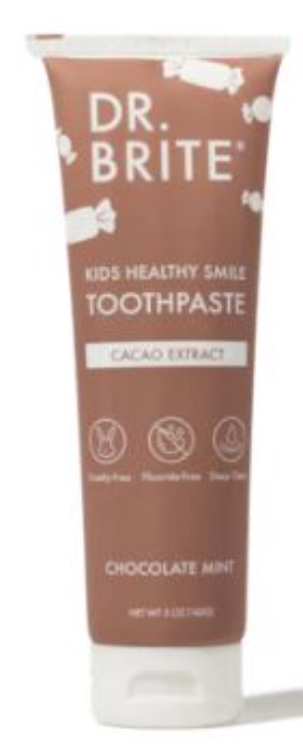 Dr Brite Kids Healthy Smile Toothpaste Cacao Extract Chocolate Mint ...