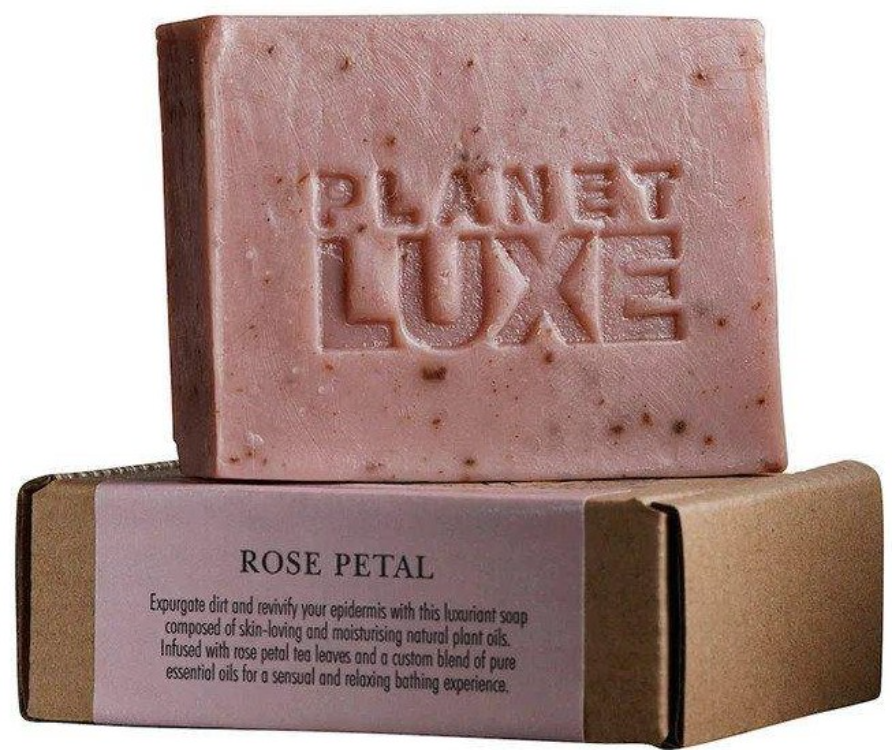 Planet Luxe Artisan Crafted Soap Rose Petal - 1Source