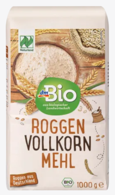 Dmbio Roggen Vollkorn Mehl - 1Source