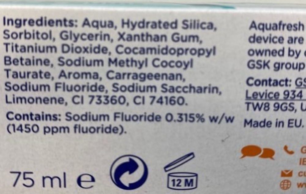 Aquafresh Big Teeth Toothpaste 6-8 Years Mild Mint - 1Source