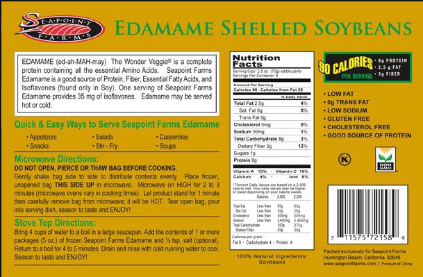 Seapoint Farms Shelled Edamame Box Snack Packs - 1Source