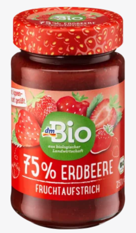 Dmbio 75% Erdbeere Fruchtaufstrich - 1Source