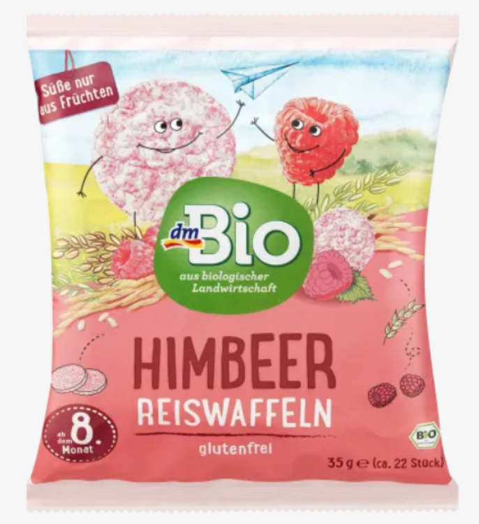 Dmbio Himbeere Reiswaffeln - 1Source