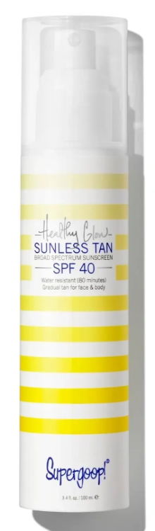 Supergoop! Healthy Glow Sunless Tan SPF 40 - 1Source