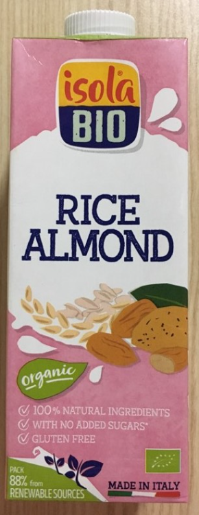 Isola Bio Organic Rice Almond Drink - 1Source