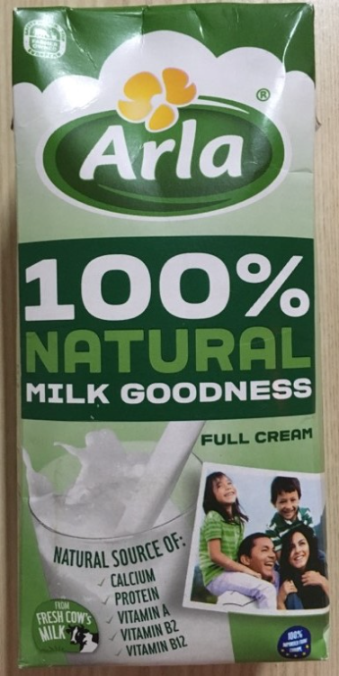 Arla 100% Natural Milk Goodness Full Cream - 1Source