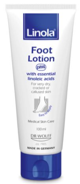 Dr Wolff Linola Foot Lotion Ph4 With Essential Linoleic Acids - 1Source