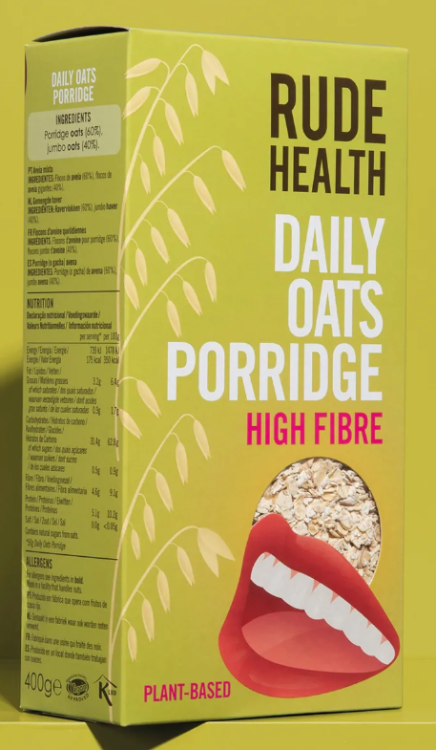 Rude Health Daily Oats Porridge High Fibre 1source