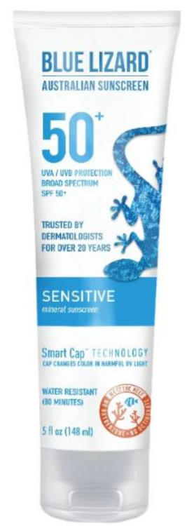 Blue Lizard Sensitive Mineral Sunscreen Spf 50+ - 1Source