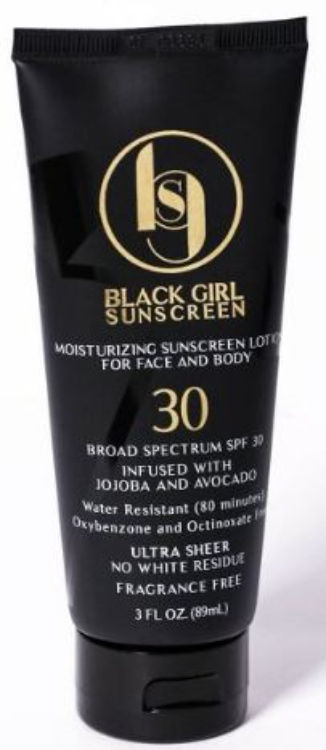 Black Girl Sunscreen Moisturizing Sunscreen Lotion Spf 30 Infused With ...