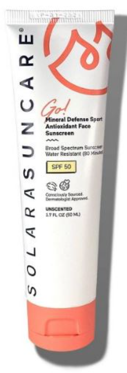 Solara Suncare Mineral Defense Sport Antioxidant Face Sunscreen Spf 50 ...