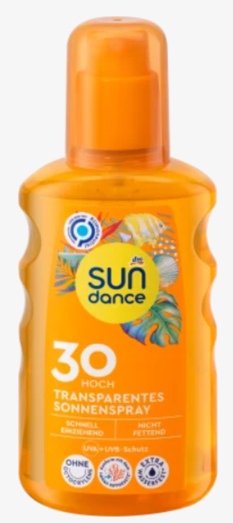 SUN DANCE Transparent Sonnenspray LSF 30 - 1Source