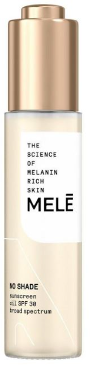 The Science Of Melanin Rich Skin Mele No Shade Sunscreen Oil Spf 30 ...