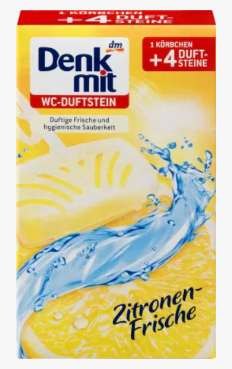 Denkmit WC Duftstein Zitronen Frische - 1Source