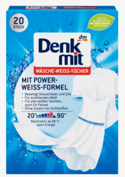 Denkmit Wäsche Weiss Tücher Mit Power Weiss Formel - 1Source