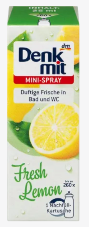 Denkmit Mini Spray Fresh Lemon Refill Pack - 1Source