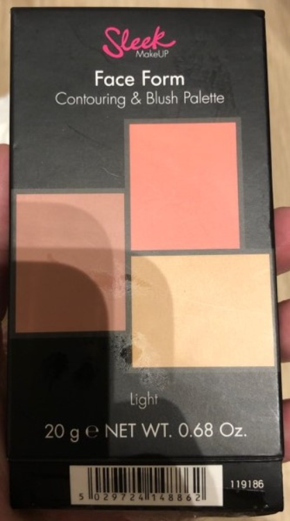 Sleek Face Form Contouring Blush Palette Light - 1Source