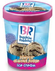 Baskin Robbin'S Jamoca Almond Fudge Ice Cream Quart - 1Source