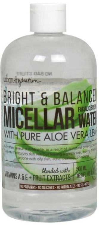 Urban Hydration Bright & Balanced Micellar Facial Cleansing Water With ...