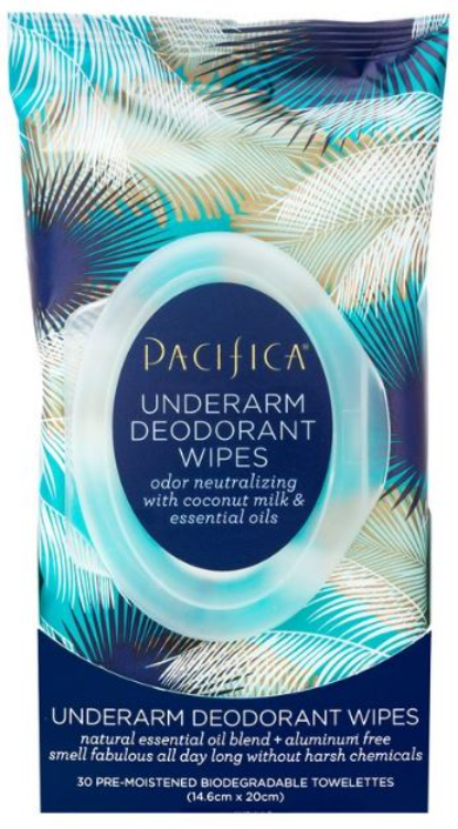 Pacifica Underarm Deodorant Wipes - 1Source