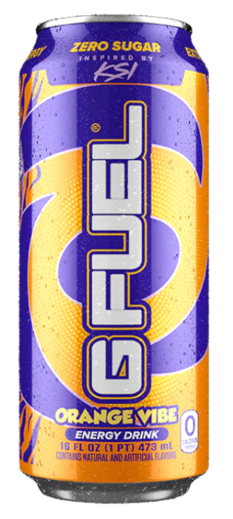 G FUEL ORANGE VIBE CANS Orange Creamsicle - 1Source