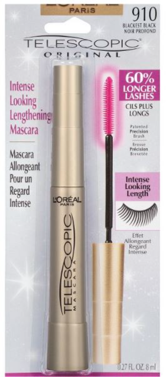 Loreal Paris Telescopic Intense Looking Lengthening Mascara Color 910 ...