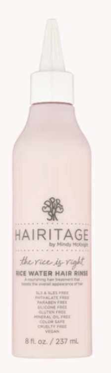 HAIRITAGE By Mindy Mcknight THE RICE IS RIGHT RICE WATER HAIR RINSE ...