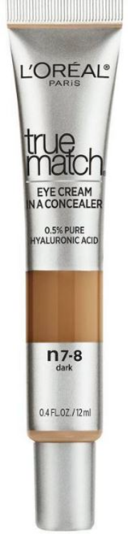 L'Oreal Paris True Match Eye Cream In A Concealer With 0.5% Pure ...